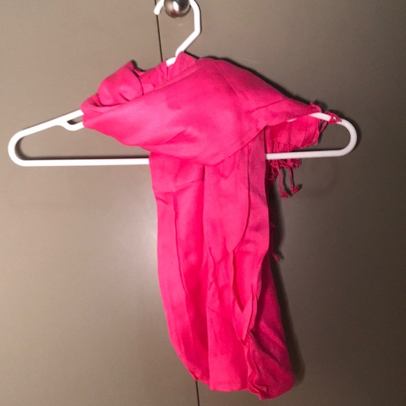 bindya new york | Accessories | Bright Pink Scarf | Poshmark